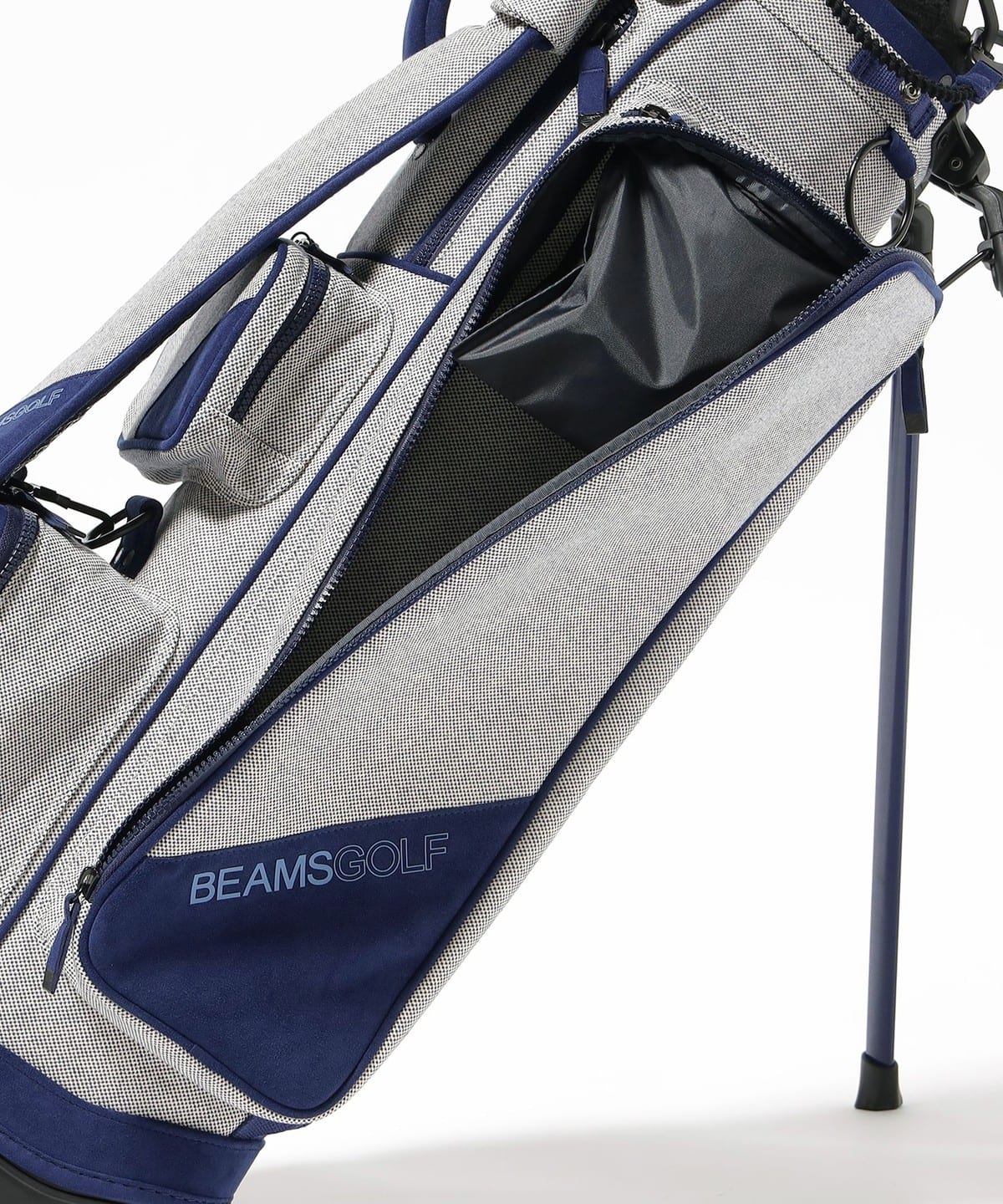 BEAMS GOLF（ビームス ゴルフ）【名入れ専用・受注生産商品】【WEB限定】 NSG-COTTON CANVAS スタンド キャディバッグ（バッグ キャディバッグ）おしゃれゴルフウェア ...