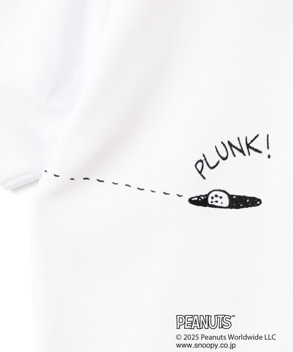 BEAMS GOLF（ビームス ゴルフ）〈WOMEN〉PEANUTS スヌーピー PLUNK！ポロシャツ.（シャツ・ブラウス ポロシャツ ...