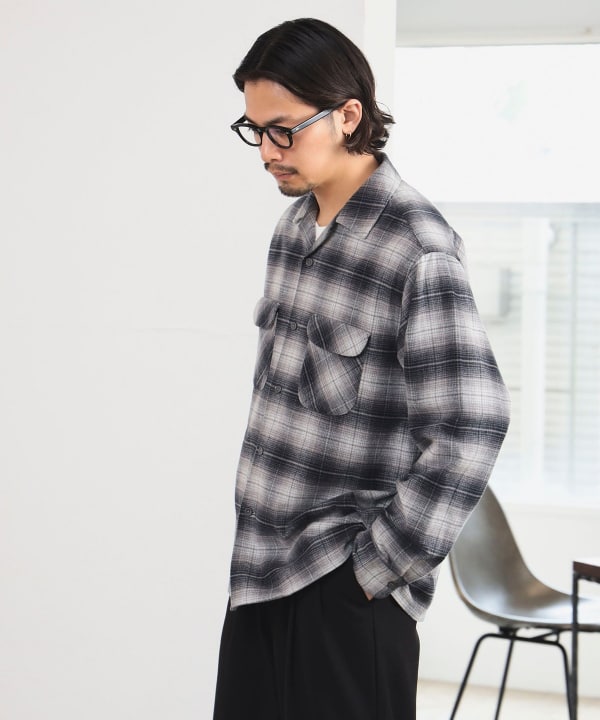 B:MING by BEAMS PENDLETON × B:MING by BEAMS / 別注 男裝 開領 襯衫（襯衫・罩衫 休閒襯衫）網購｜BEAMS
