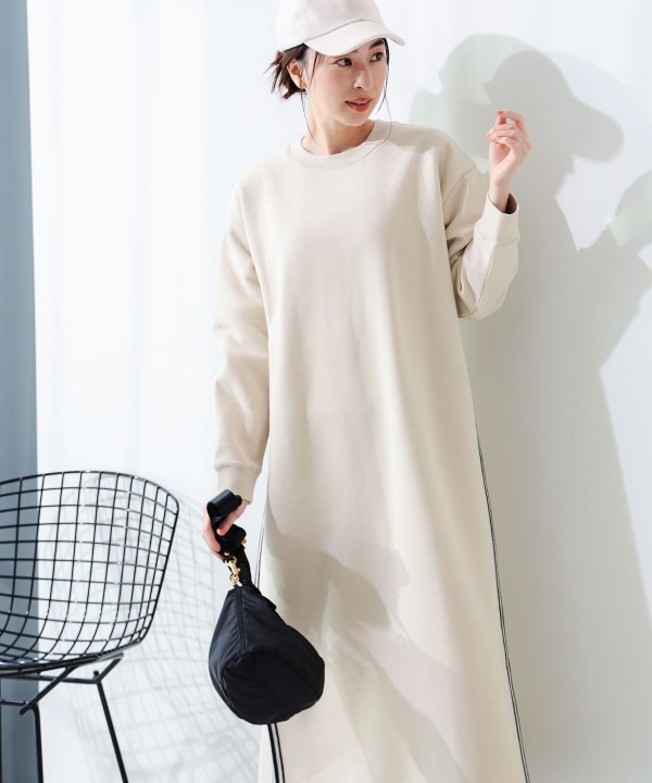 B:MING by BEAMS (B:MING by BEAMS) Sideline Dress (S-M) (Dress Dress ...